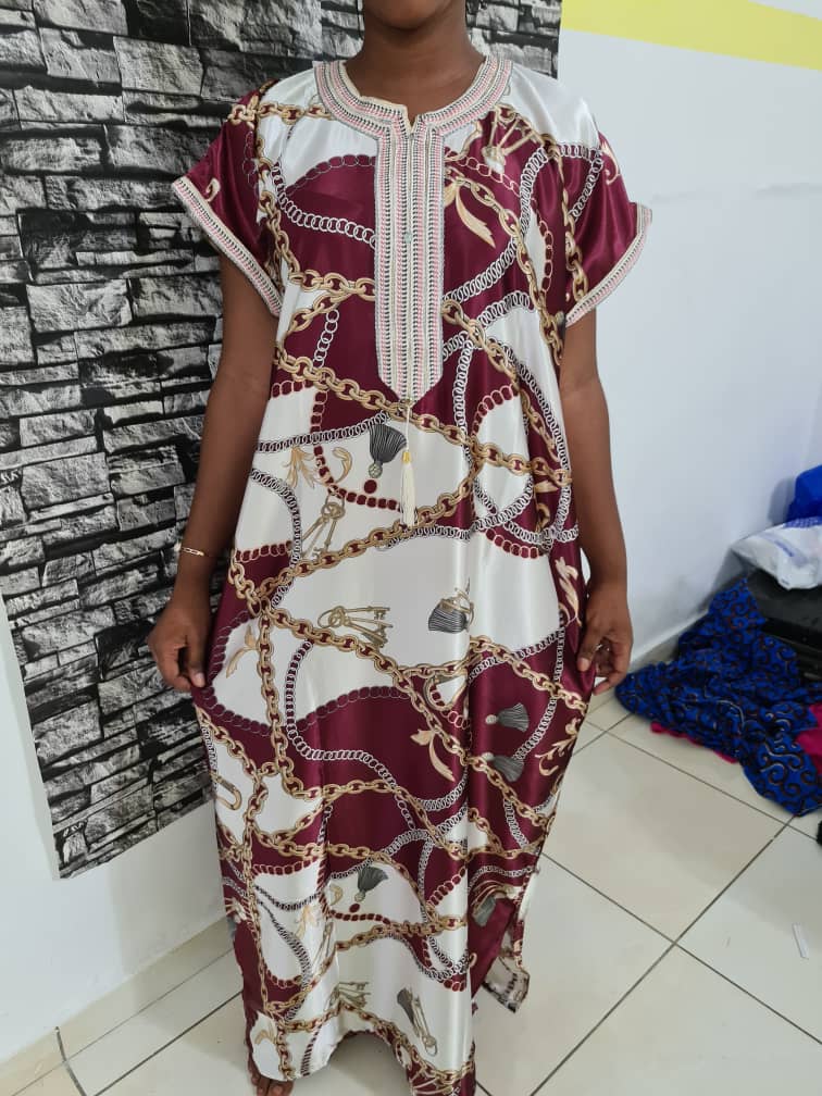 chic boubou-femme multicolore – BELLEGINA