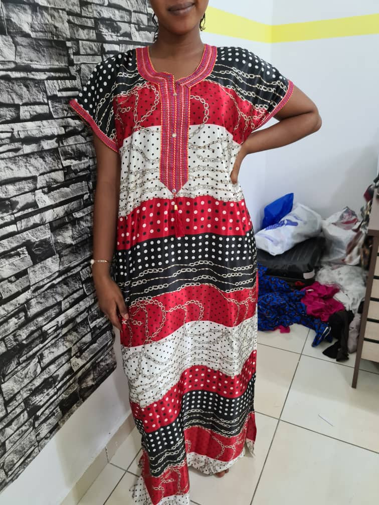 chic boubou-femme multicolore – BELLEGINA